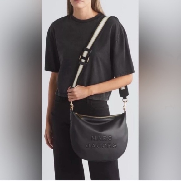 Marc Jacobs | Bags | Marc Jacobs The Flash Hobo Crossbody Bag Black ...